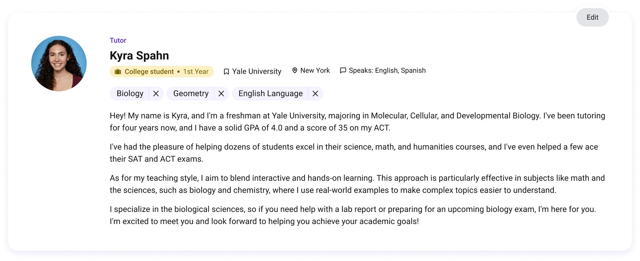 Setting up Your Tutor Profile – Tutorpeers